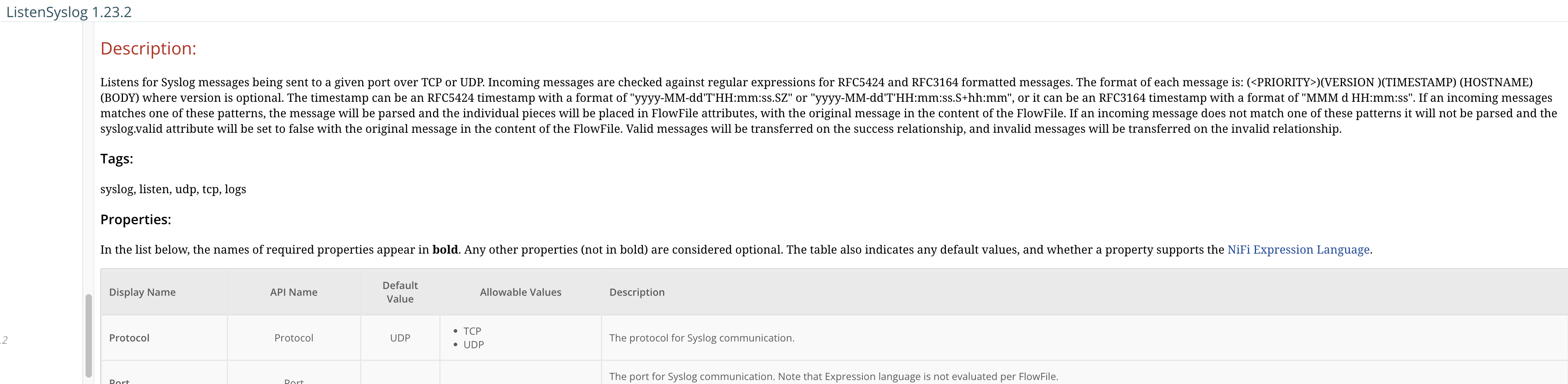 Relaying Syslog UDP Events with Apache NiFi - Cloudera Community - 379858