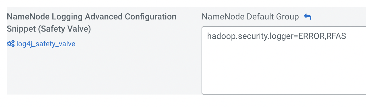Re: Hadoop suppress security logger log level - Cloudera Community - 379910