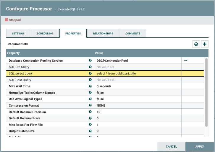 Solved: Re: QueryDatabaseTable Problem - Cloudera Community - 380723