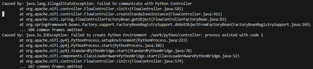 Solved: Nifi 2.0.0 M1 Installation error with python - Cloudera Community - 381430
