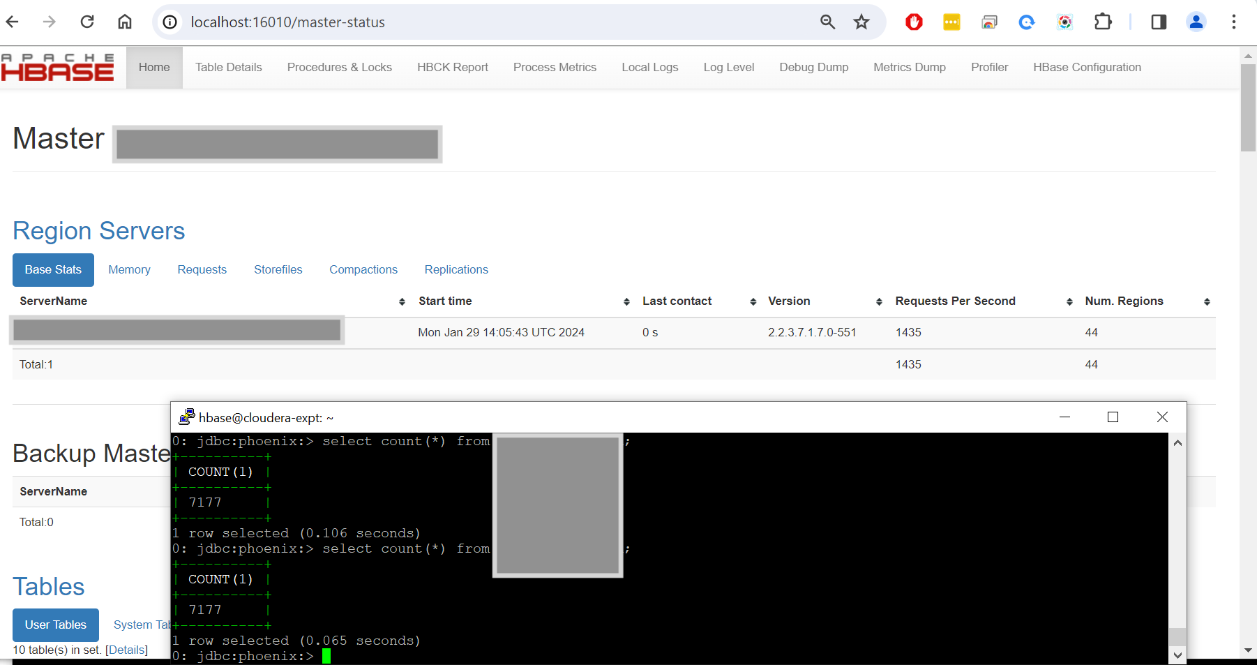 Phoenix Count query produces many requests to HBas... - Cloudera Community - 382872