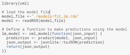 How to deploy R Models in CML - Cloudera Community - 367941