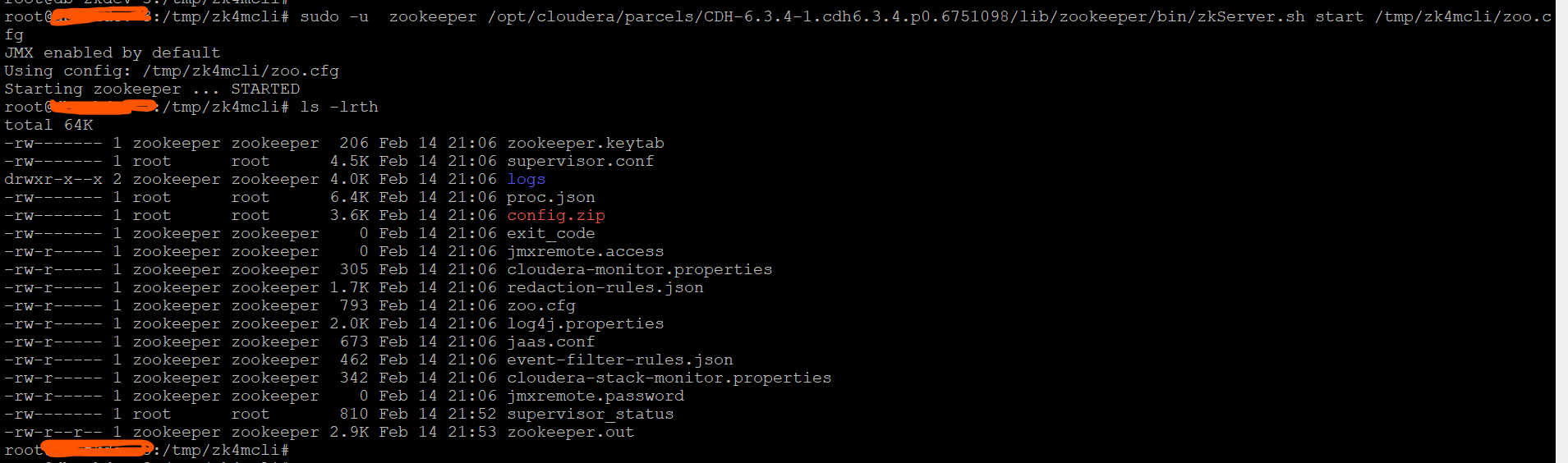 Converting zookeeper nodes to Unmanaged nodes - Cloudera Community - 382089