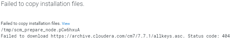 Solved: Failed to download https://archive.cloudera.com/cm... - Cloudera Community - 385936