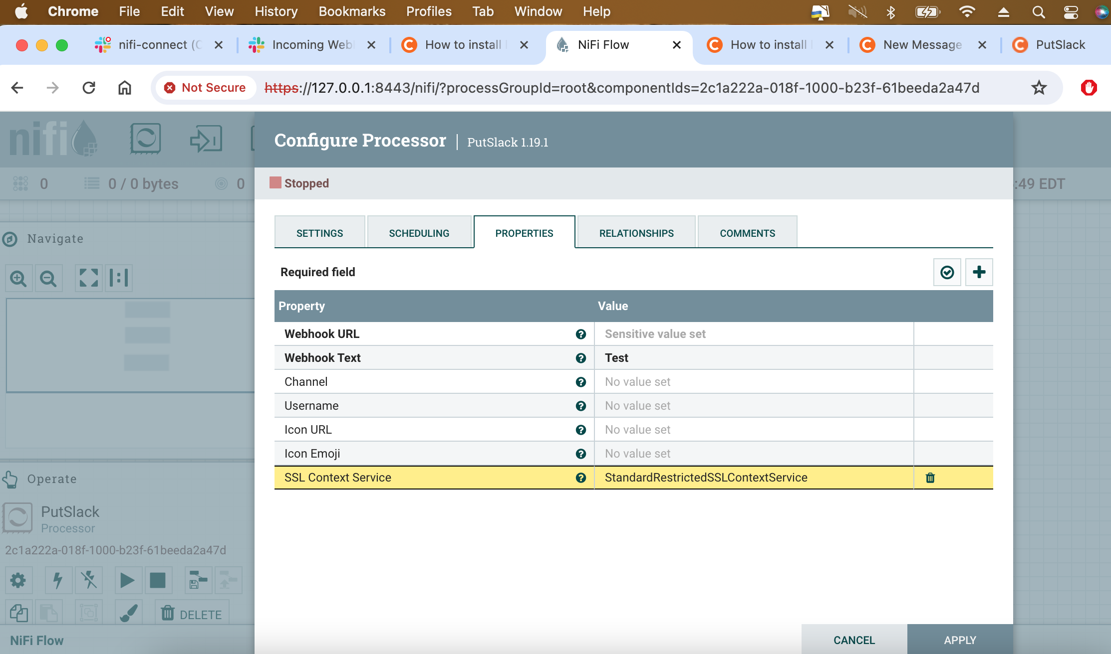 Nifi-putSlack isssue - Cloudera Community - 387378
