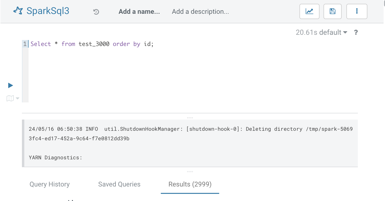 Solved: How to display more then 1000 rows in Hue using Sp... - Cloudera Community - 387902