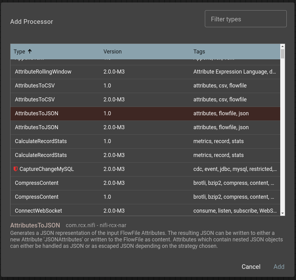 Adding NiFi standard processors as dependency in c... - Cloudera Community - 388316