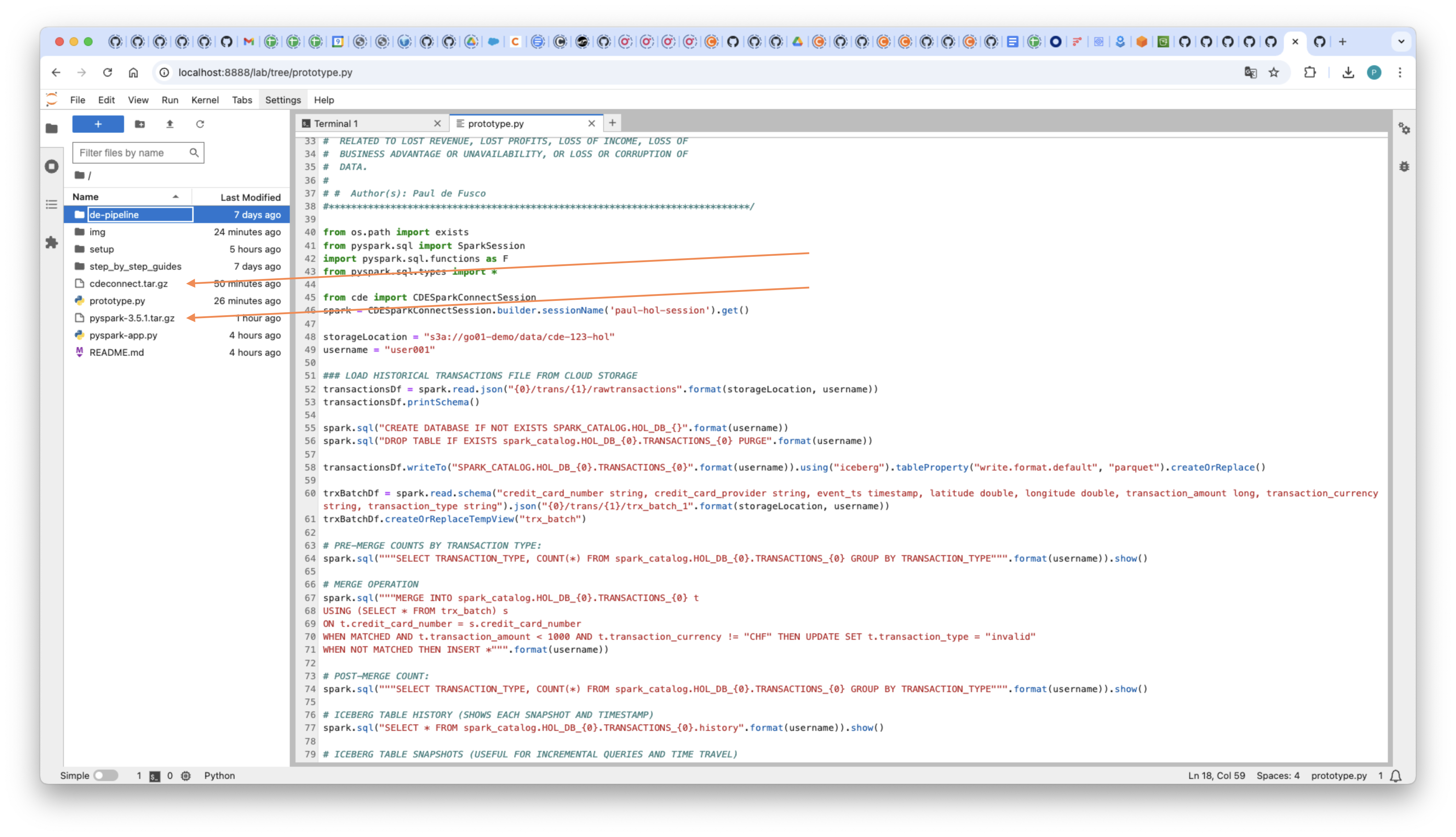 Jupyterlab And Spark Connect Quickstart In Clouder Cloudera Community 400298