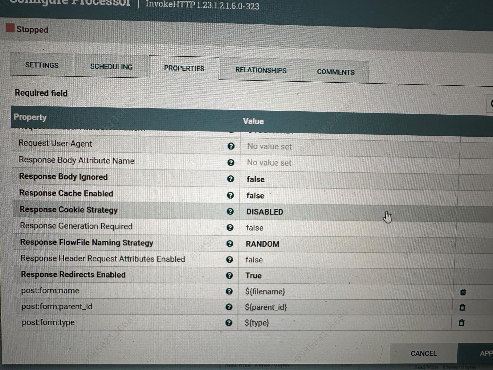 Apache NiFi processor 'InvokeHTTP' POST with Multi... - Cloudera ...