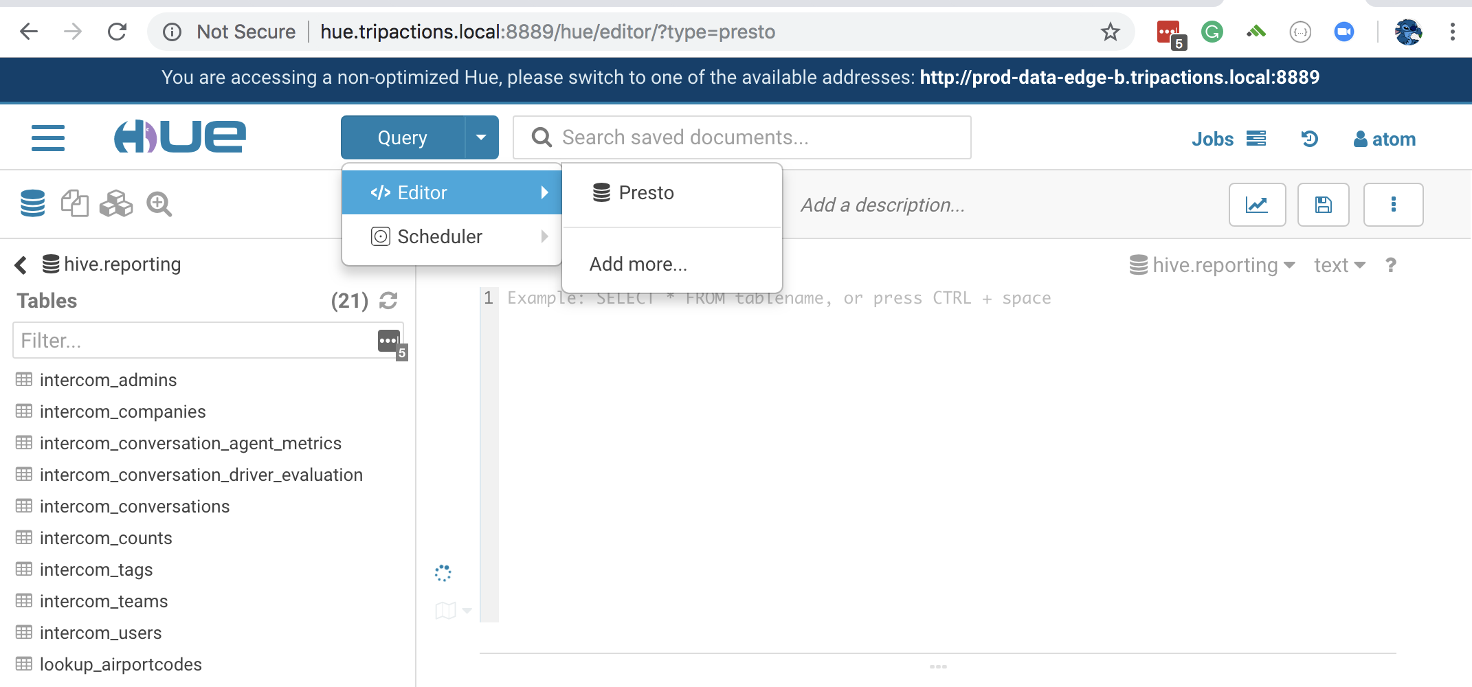 Solved: Hive not available in HUE - Cloudera Community - 80012