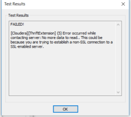 Impala ODBC connection fails with ssl errors. - Cloudera Community - 93701