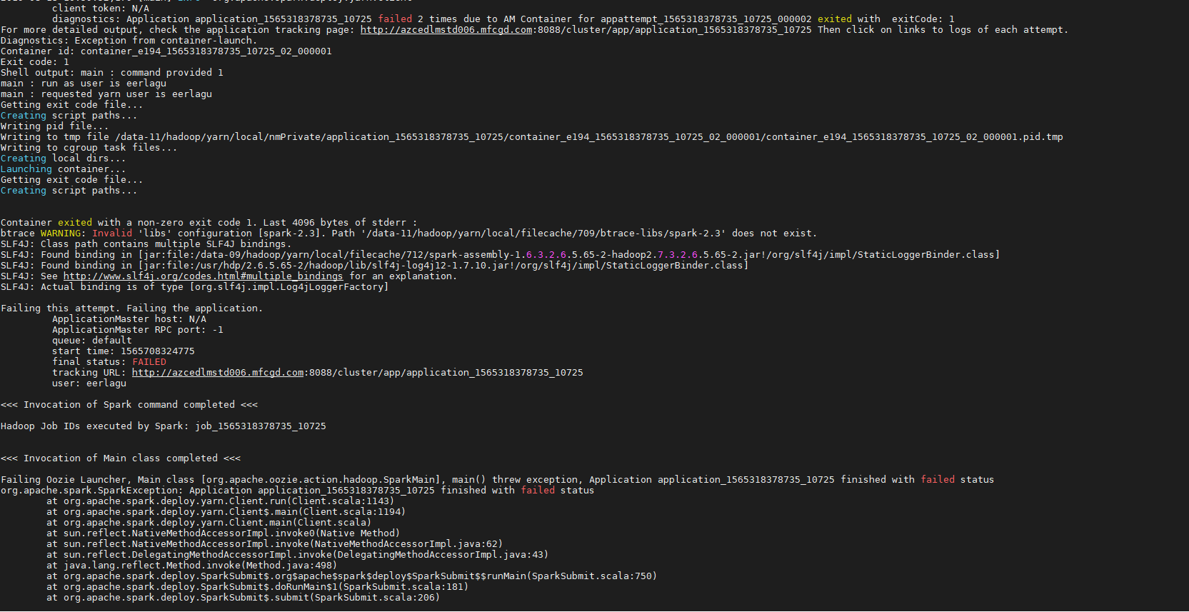 Stuck here "Failing Oozie Launcher, Main class [or... - Cloudera Community - 237703