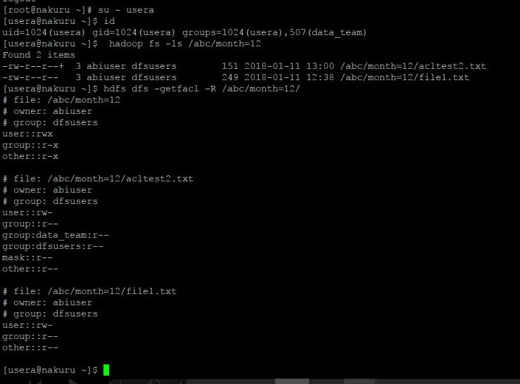 Solved: ACLs are enabled and applied but not working - Cloudera Community - 182410