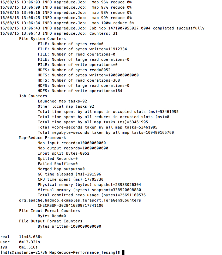 Teragen, Terasort, and Teravalidate Performance te... - Cloudera ...