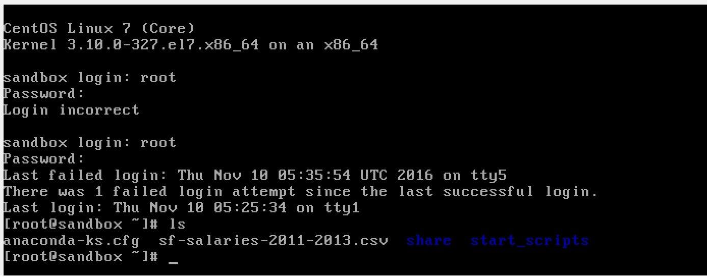 Solved: Difference between root in sandbox and HDP? - Cloudera Community - 170939