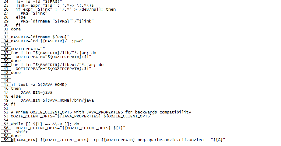 Solved: oozie/bin/oozie.distro: line 59: java: command not... - Cloudera Community - 119034