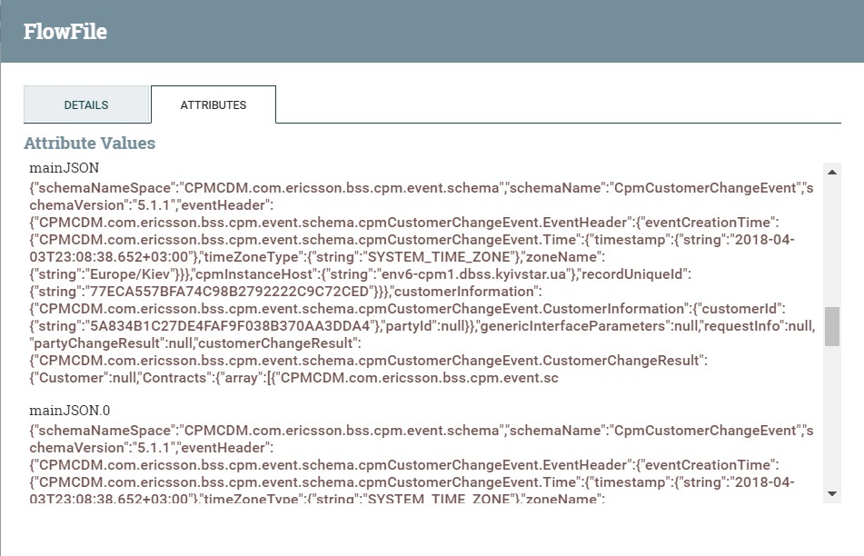 Solved: Nifi attribute containing large text value - Cloudera Community - 190513