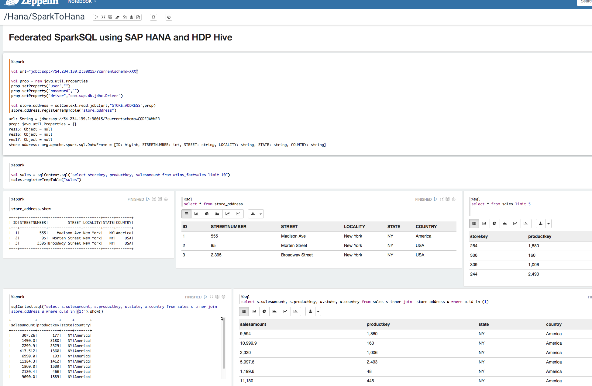 Federated SparkSQL using SAP HANA and HDP Hive usi... - Cloudera ...