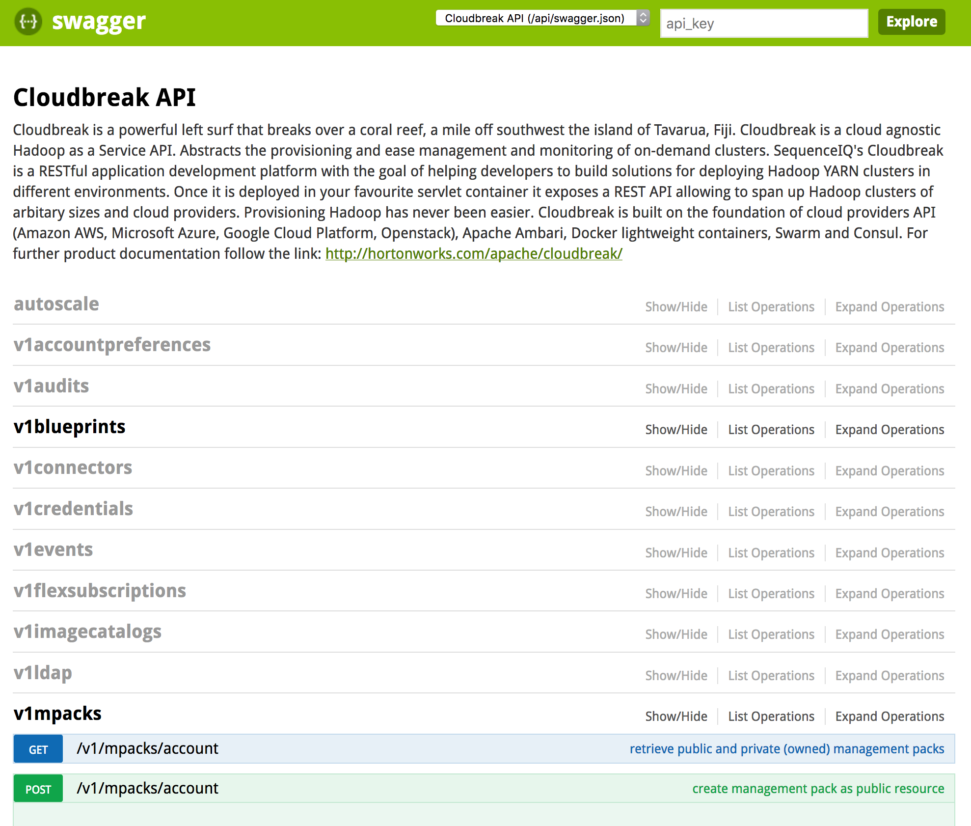Cloudbreak API 101 - Cloudera Community - 249257