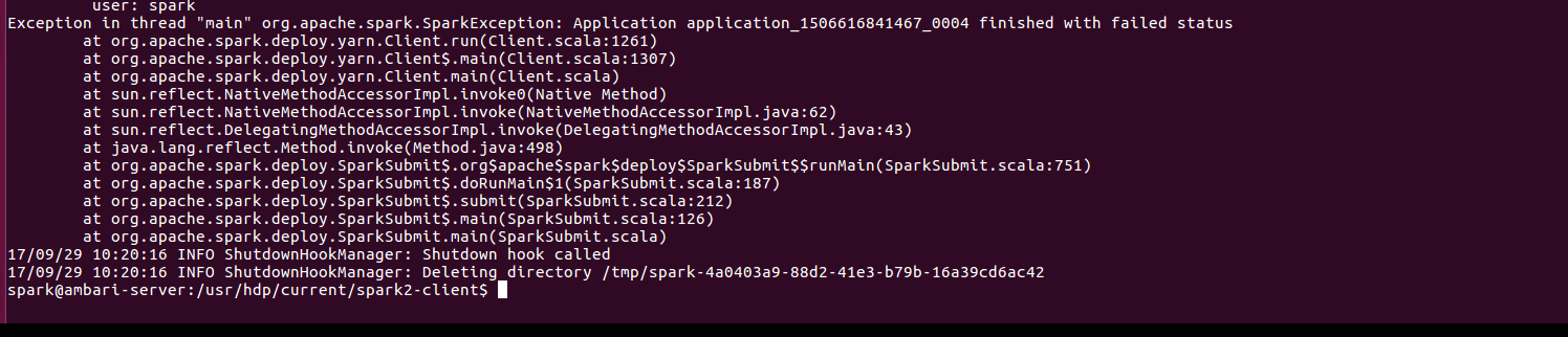How To Fix An Error In Spark Submit Cloudera Community 195352