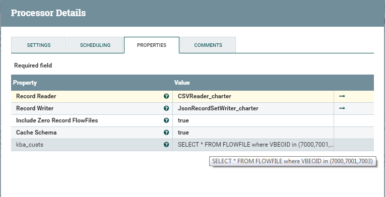 Solved: Can NIFI QueryRecord Processor configure FlowFile ... - Cloudera Community - 203052