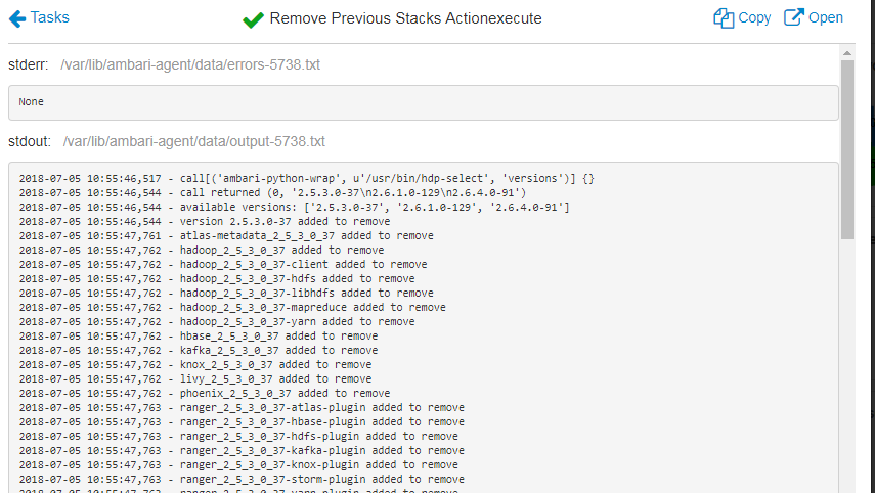 How to remove all previous version HDP directories... - Cloudera Community - 248682