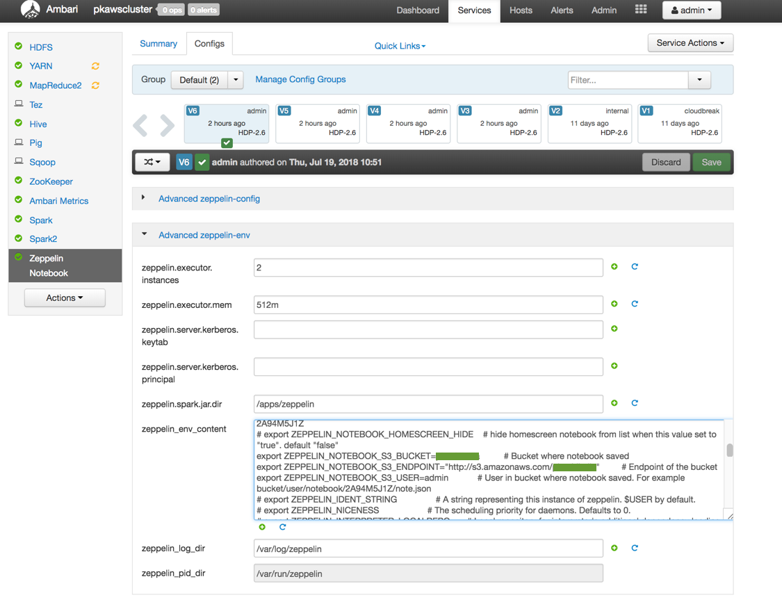 Use S3 as storage for Zeppelin Notebooks. - Cloudera Community - 248641