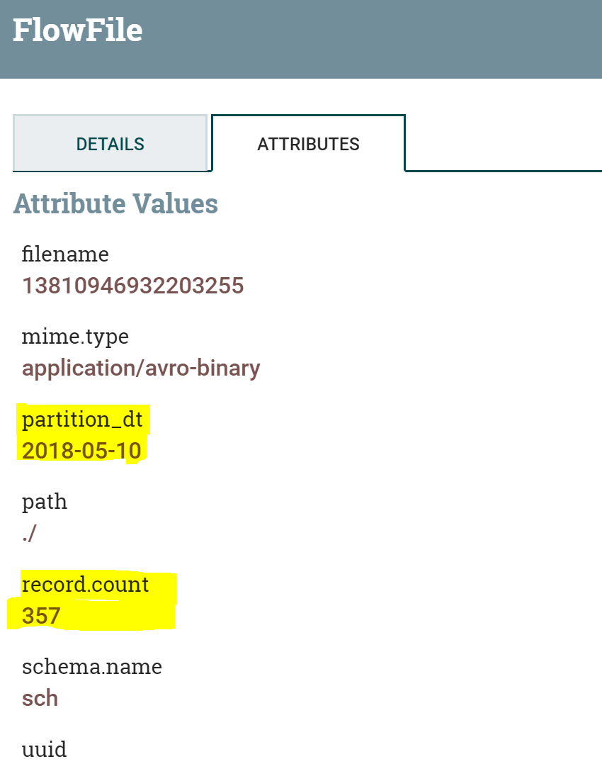 Create Dynamic Partitions based on FlowFile Conten... - Cloudera Community - 248367