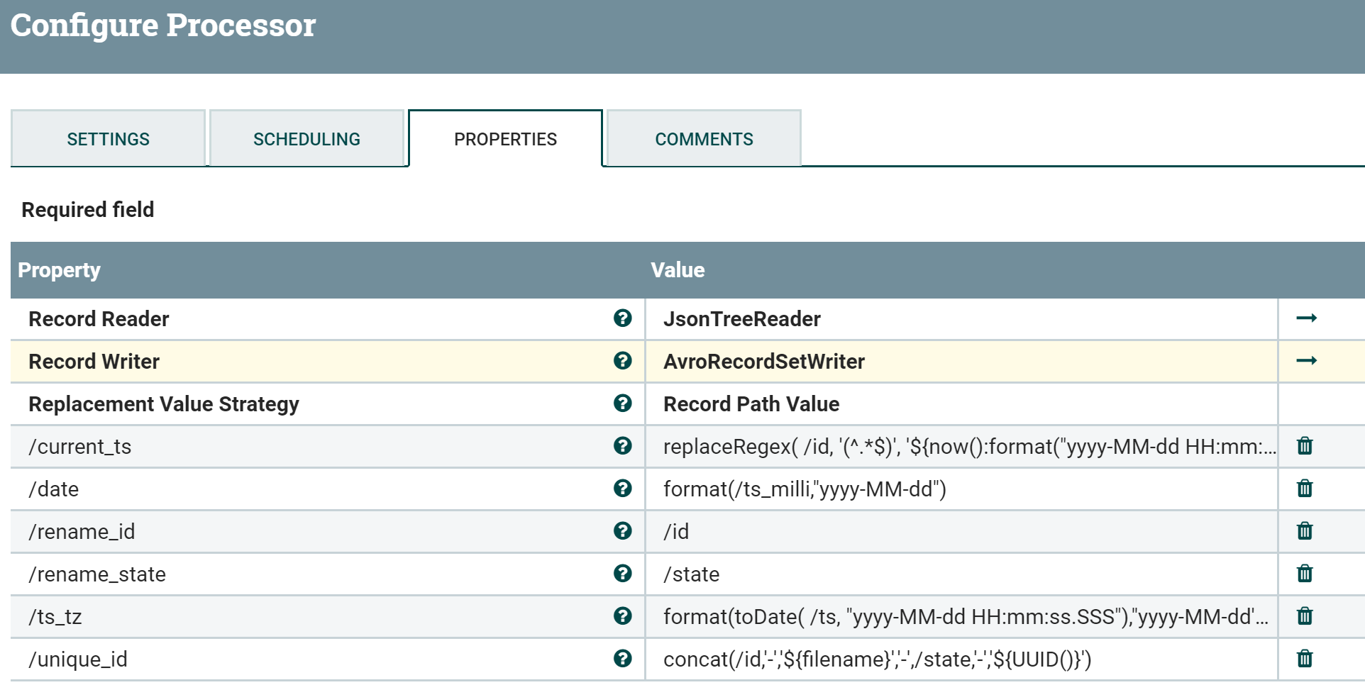Update the Contents of FlowFile by using UpdateRec... - Cloudera Community - 248267