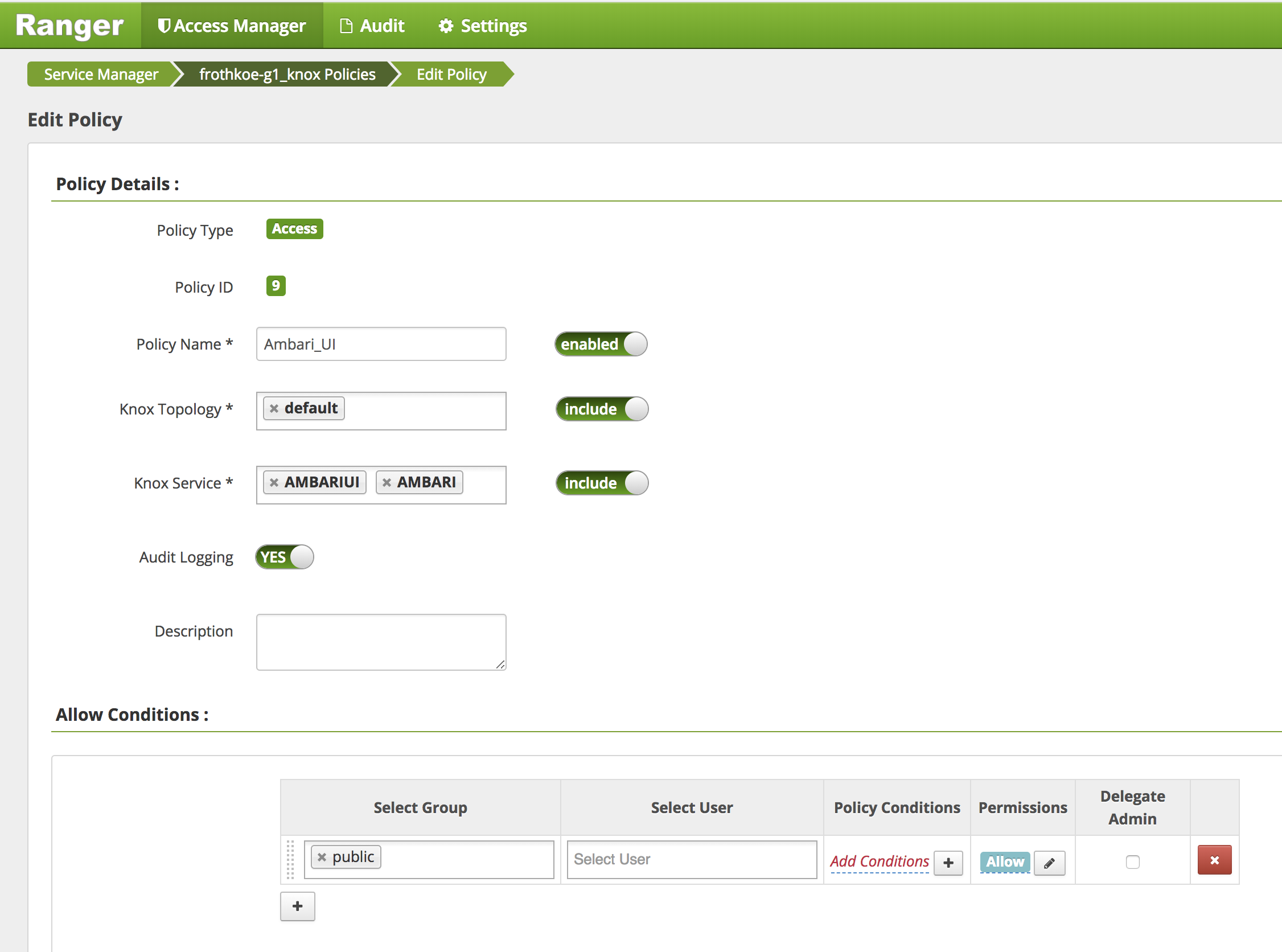 Ranger and Knox configuration for Ambari for DPS - Cloudera Community - 248226