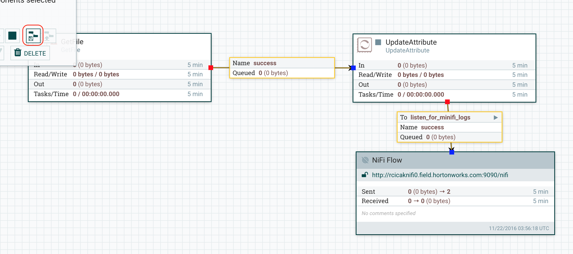 Ingesting Log data using MiNiFi & NiFi - Cloudera Community - 248154