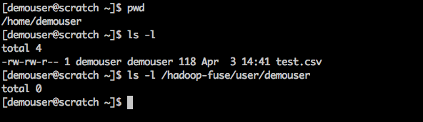 Using HDFS-FUSE for POSIX directory mounts - Cloudera Community - 248075