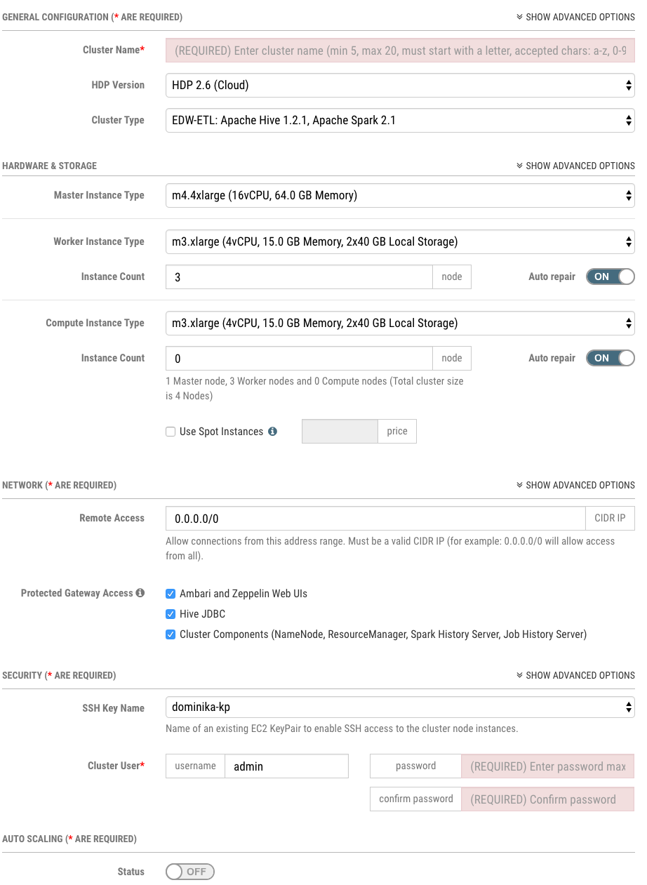 How to set up Hortonworks Data Cloud (HDCloud) for... - Cloudera Community - 248065