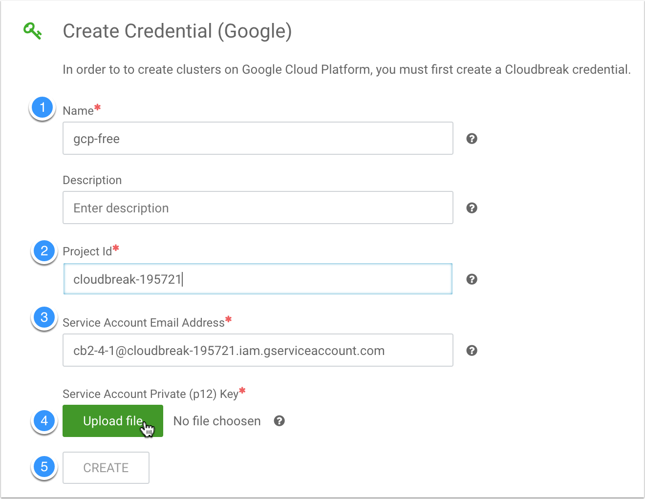 Configuring Google Cloud Platform and Cloudbreak C... - Cloudera ...