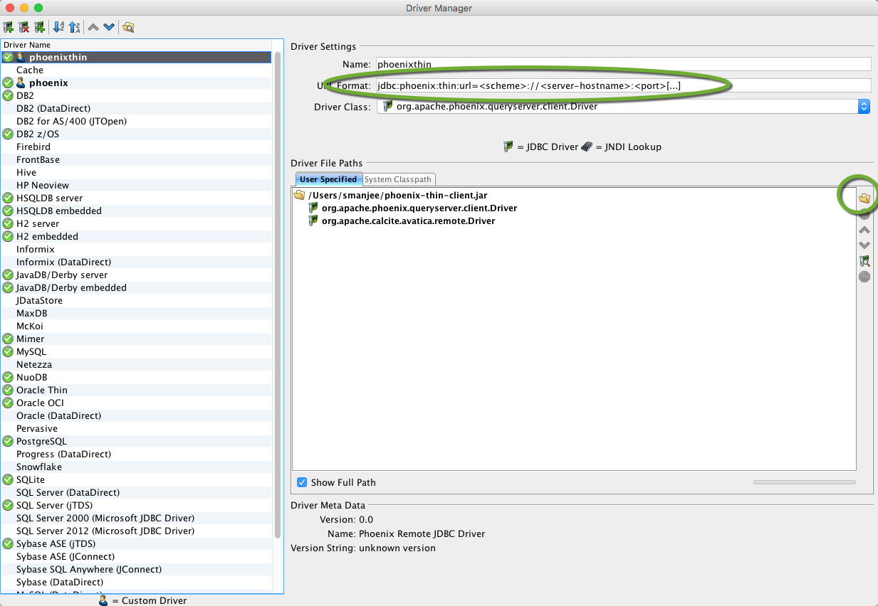 Connecting to Phoenix Query Server via DBVisualize... - Cloudera ...